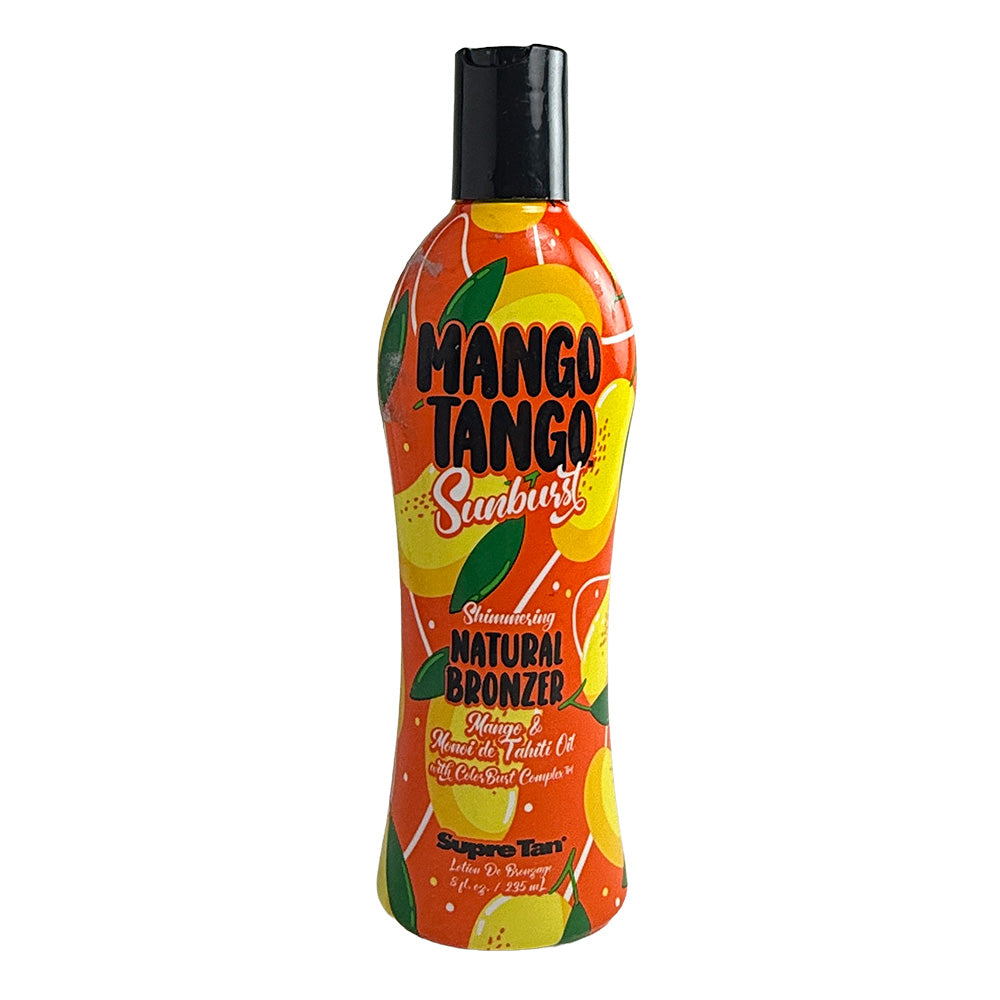 Supre Tan Mango Tango Sunburst Tanning Lotion – Tan2Day Tanning Supply