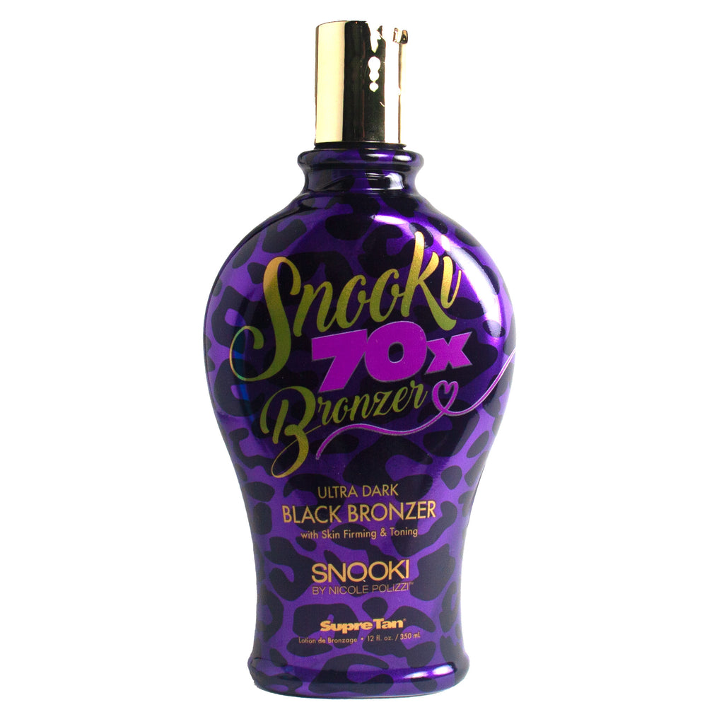 Supre Tan Snooki 70X Dark Black Bronzer Tanning Lotion – Tan2Day ...