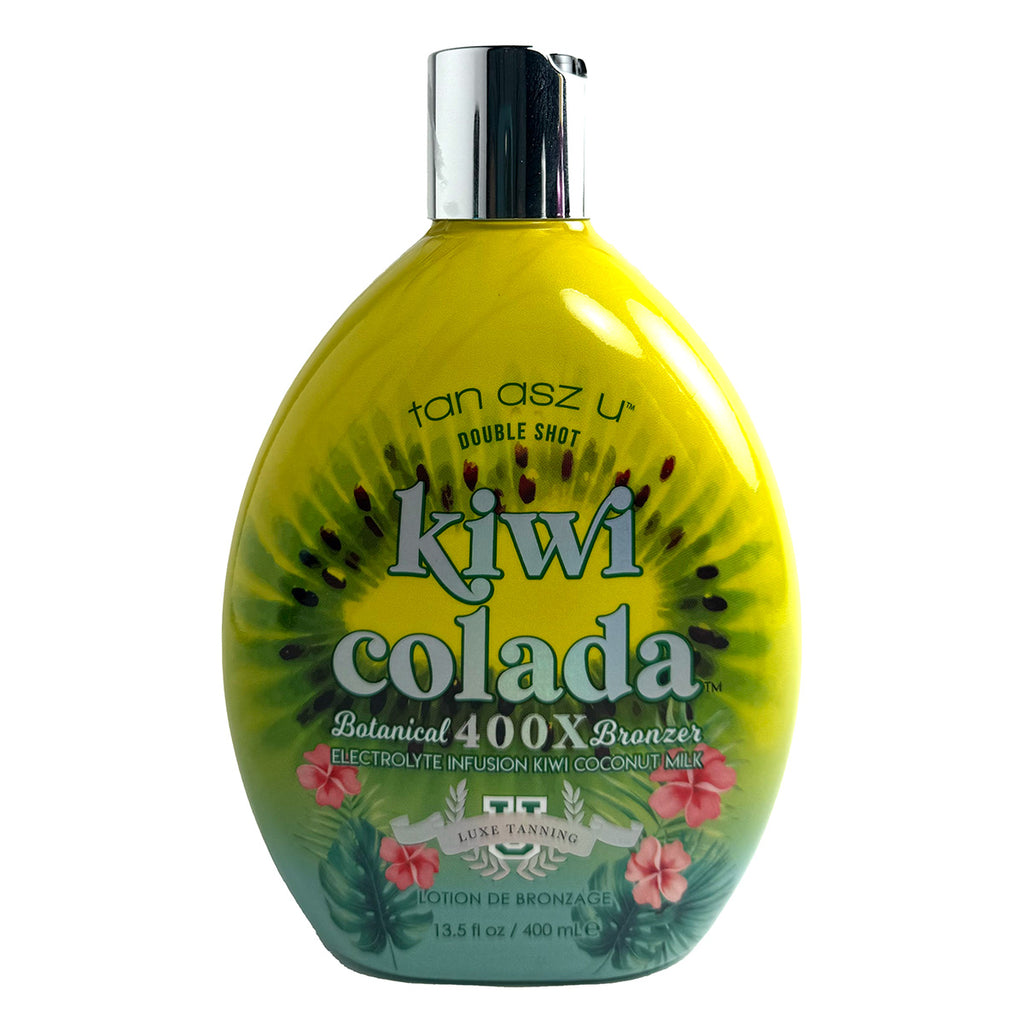 Tan Asz U Double Shot Kiwi Colada Tanning Lotion – Tan2Day Tanning Supply